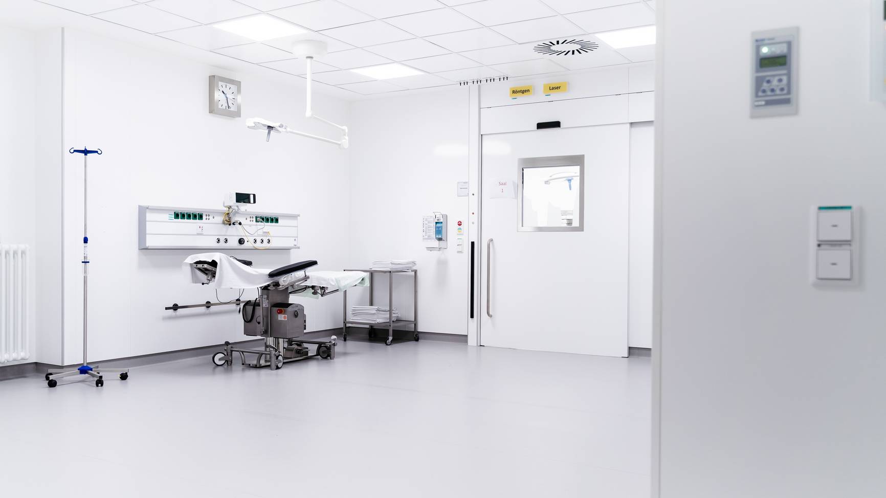 Arbeiten im neuen dermatologischen OP-Zentrum: Charité